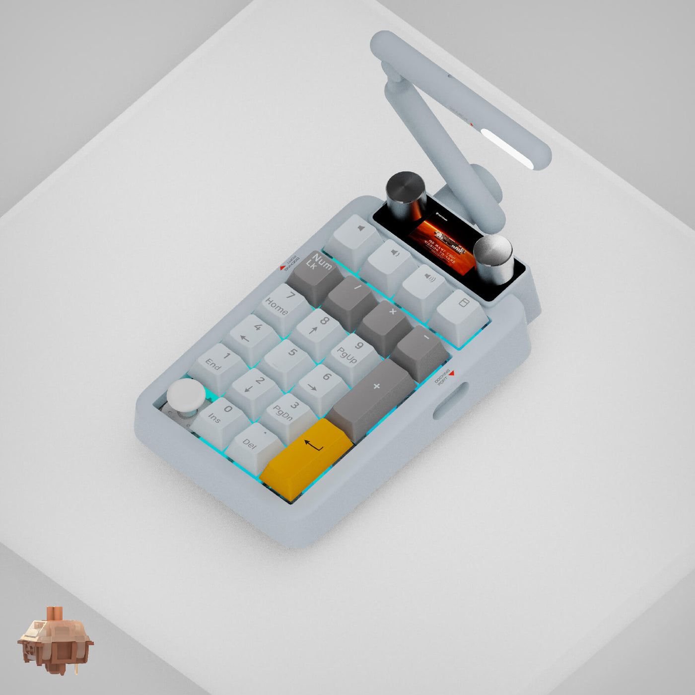 KeysMe Lunar 02 | Numpad Custom Wireless Mechanical Keyboard - KeysMe