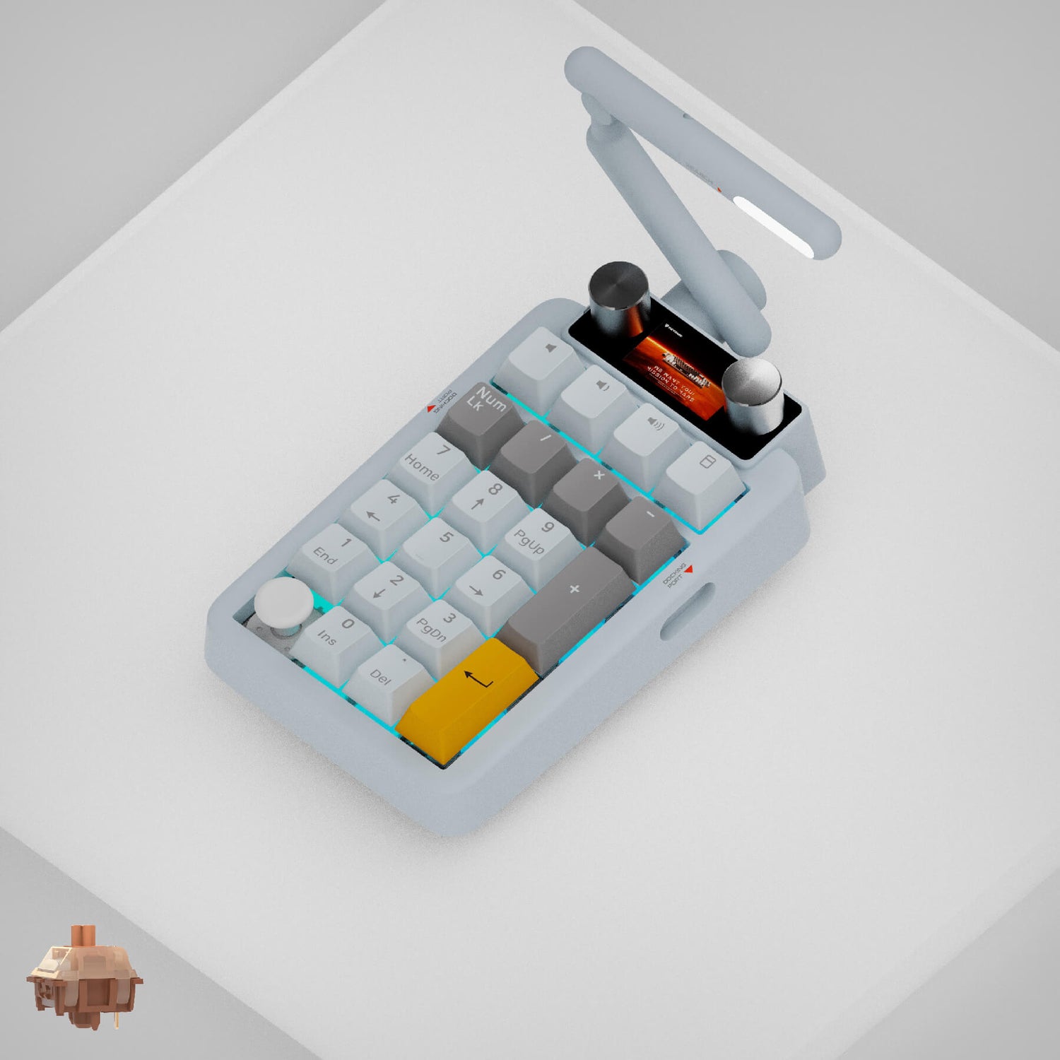 KeysMe Lunar 02 | Numpad Custom Wireless Mechanical Keyboard - KeysMe