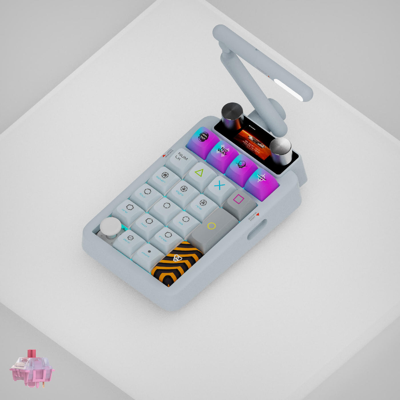 KeysMe Lunar 02 | Numpad Custom Wireless Mechanical Keyboard - KeysMe