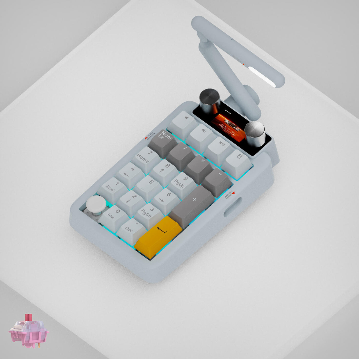 KeysMe Lunar 02 | Numpad Custom Wireless Mechanical Keyboard - KeysMe