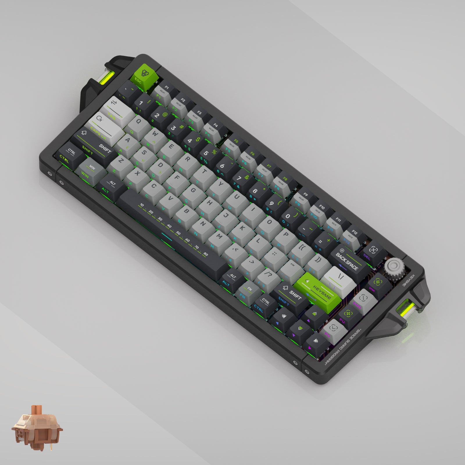 KeysMe AIM04 Wireless Custom Mechanical Keyboard