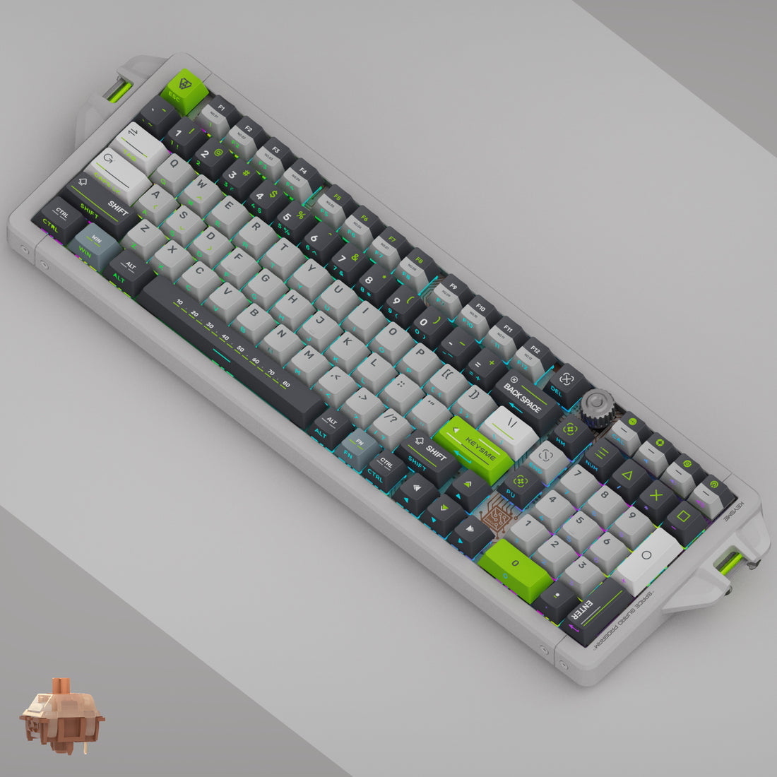 KeysMe AIM04 Wireless Custom Mechanical Keyboard