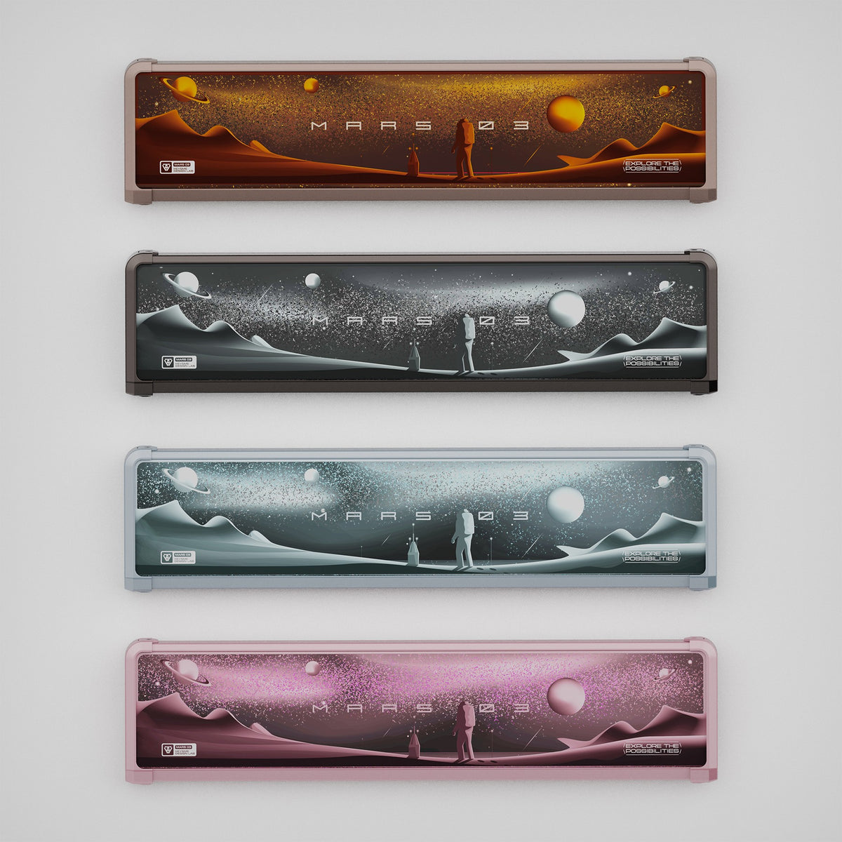 KeysMe Mars 03 Alloy Wrist Rest | Elevate Your Comfort