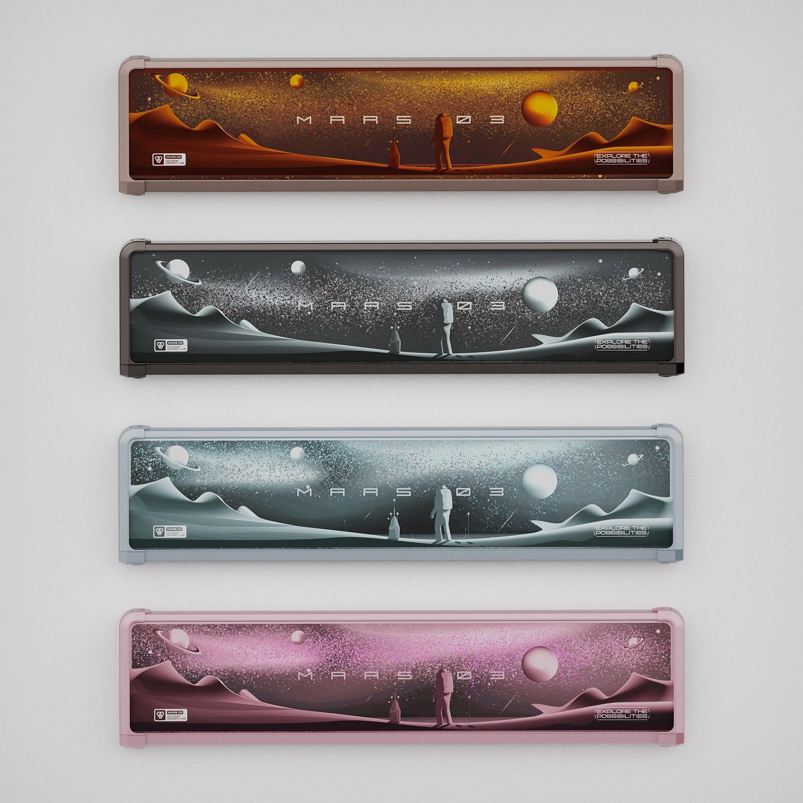 KeysMe Mars 03 Alloy Wrist Rest | Elevate Your Comfort