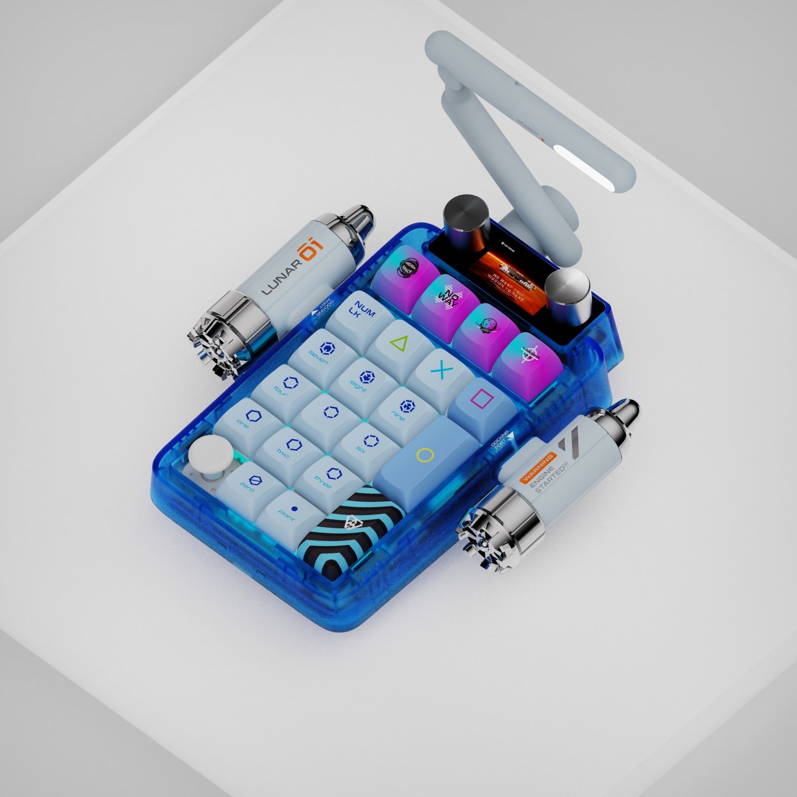 KeysMe Lunar 02 | Numpad Custom Wireless Mechanical Keyboard - KeysMe