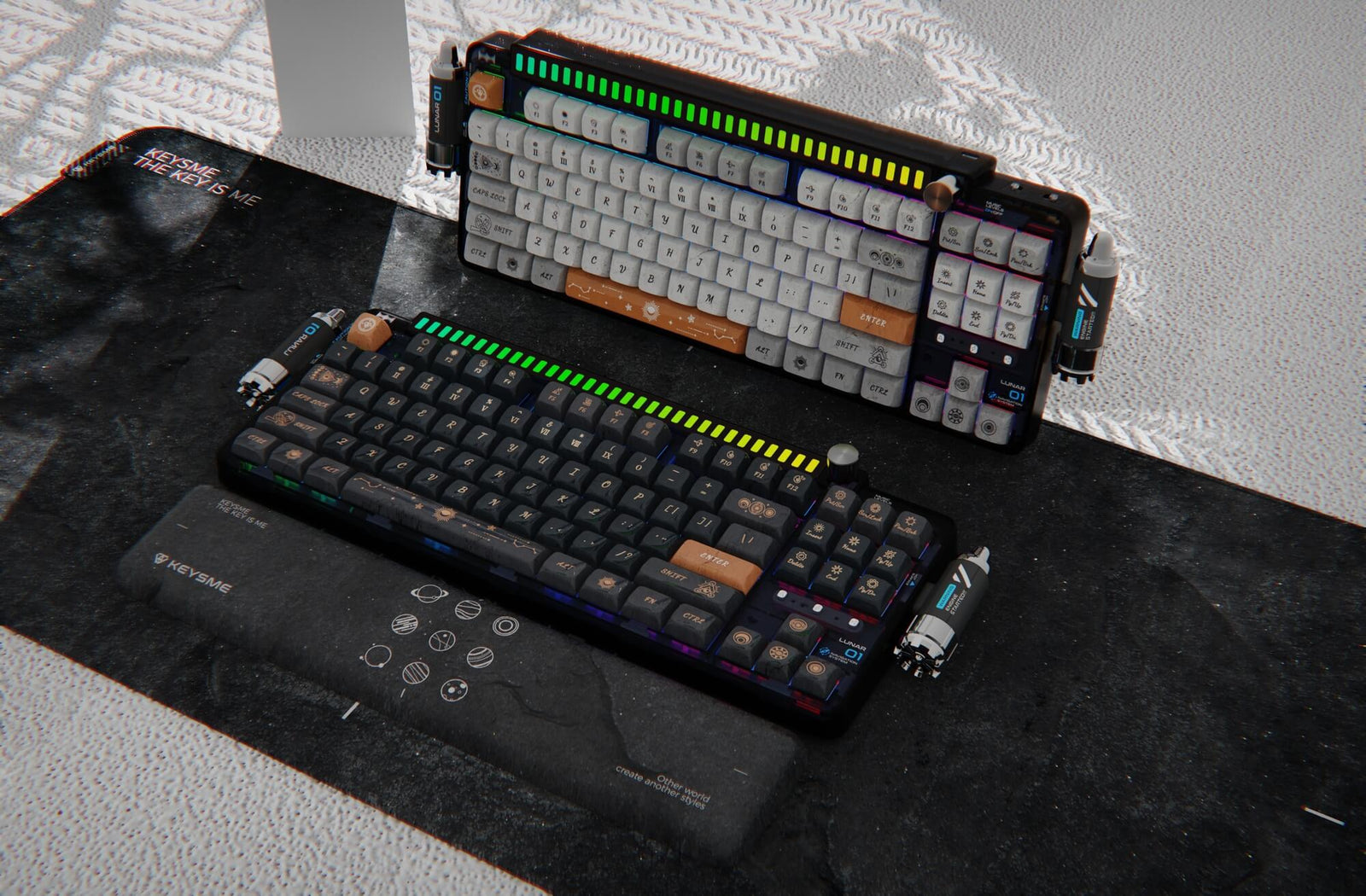 Double Shot PBT Keycaps - KeysMe